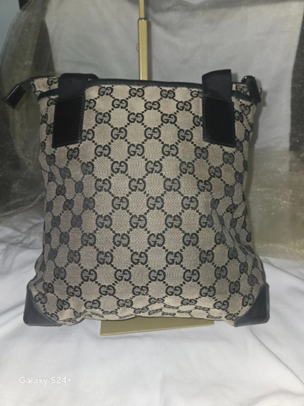 Bags | Authentic Gucci Gg Canvas Tote Bag | Poshmark